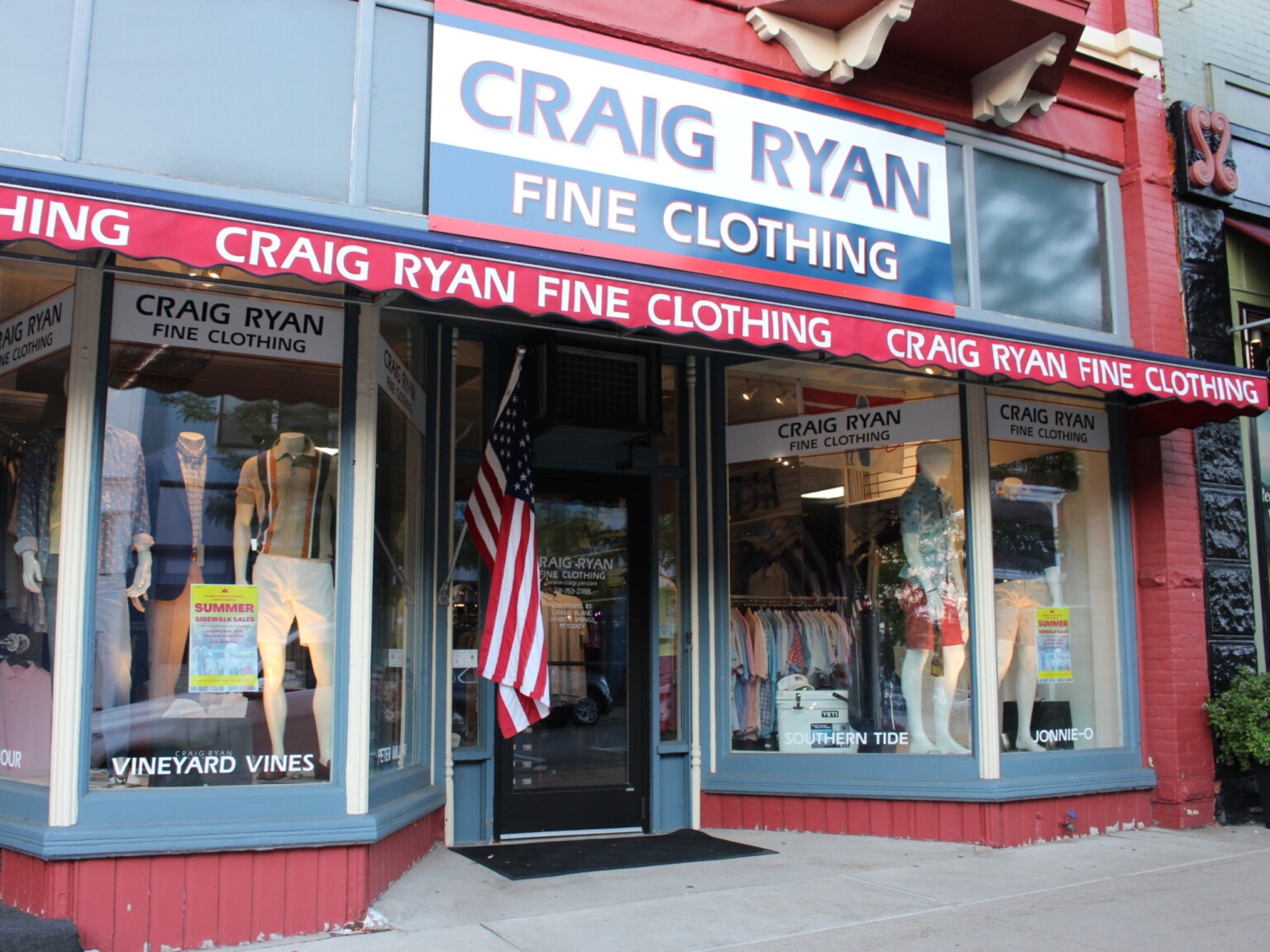 Craig Ryan Fine Clothing - Downtown Petoskey, Michigan